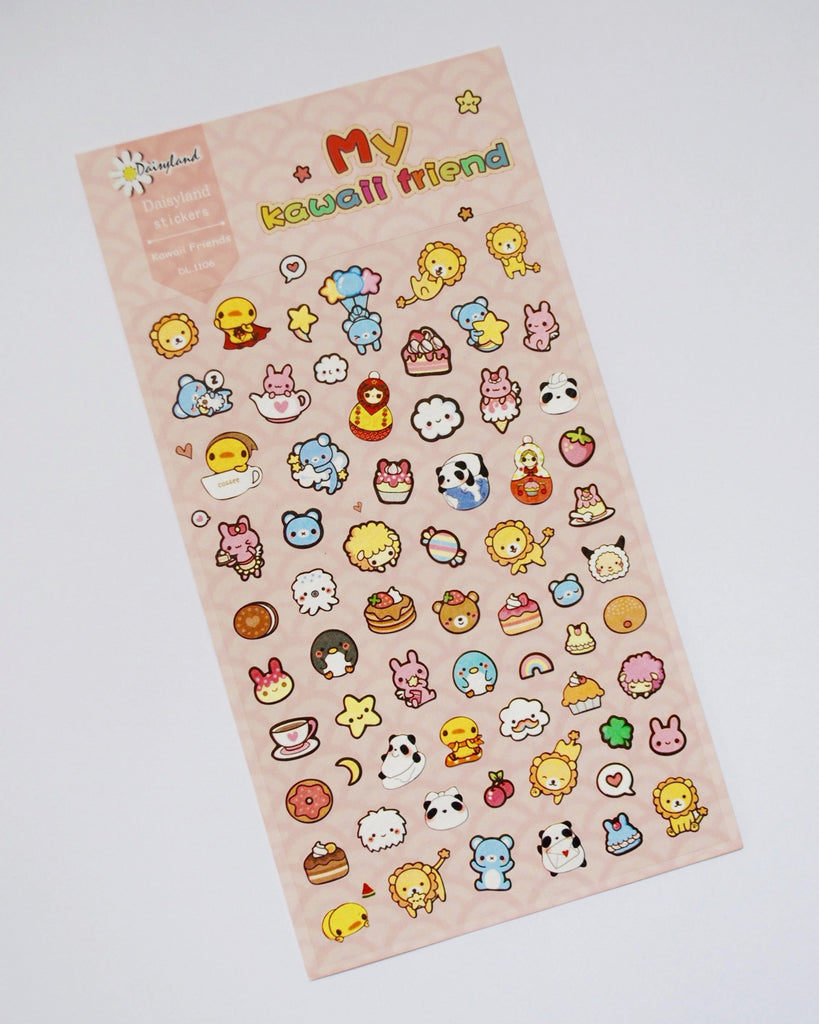 Kawaii friends cute seal stickers – Cute Delight